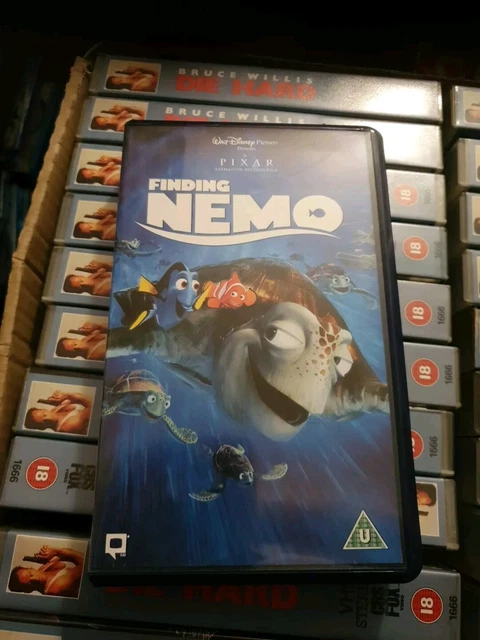 FINDING NEMO - VHS Video Disney Blue Clamshell Case Brand New Factory ...