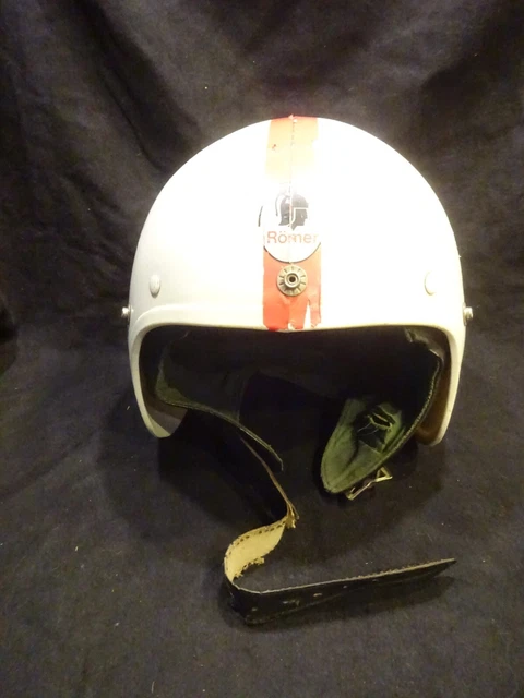 RÖMER HELM VINTAGE original Halbschale 70er Jahre Gr. ca. S-M EUR 55,00 ...