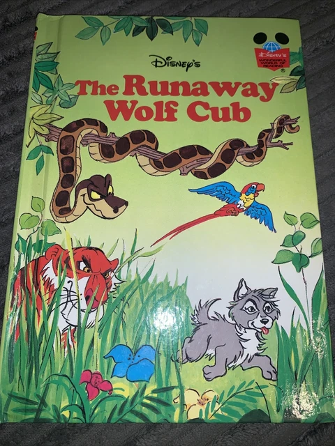 THE RUNAWAY WOLF Cub Book Walt Disney (Wonderful World Of Reading) Book ...