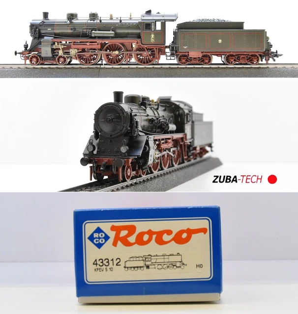 ROCO 43312 STEAM locomotive Peruvian S10.1 KPEV, H0 DC analog with ...
