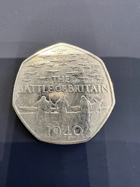 VERY RARE - The Battle of Britain 1940 50p Coin £500.00 - PicClick UK