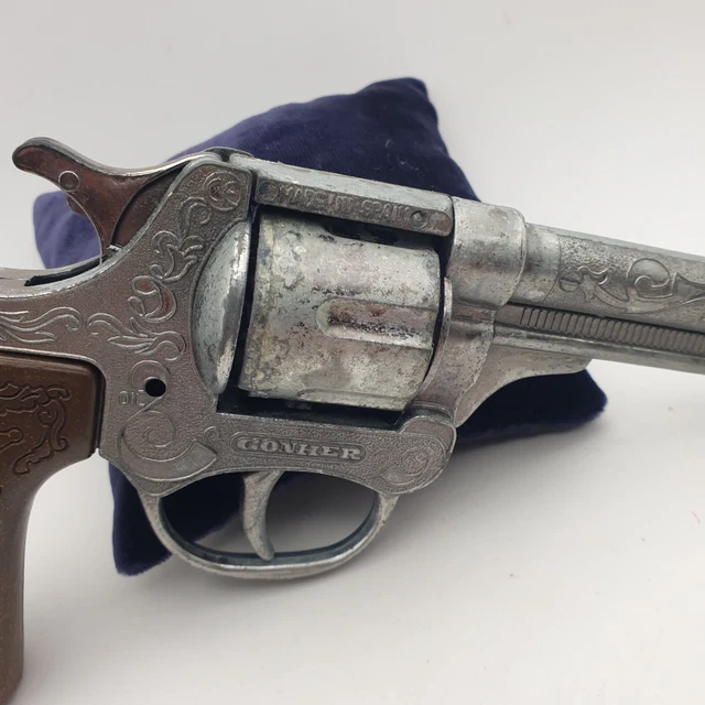 VINTAGE GONHER CASTALLA Cap Gun Toy No. 80 44-03440 Made In Spain 8 Cap ...