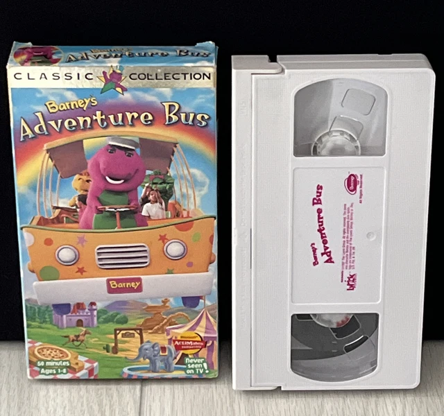 BARNEY - BARNEYS Adventure Bus (VHS, 1997) EUR 11,04 - PicClick FR