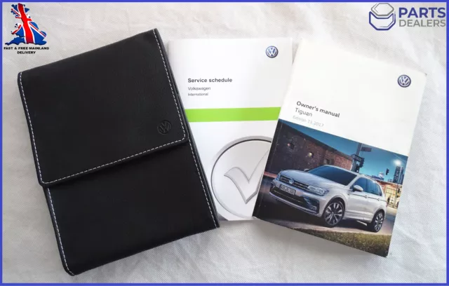 GENUINE VW TIGUAN 2016-2020 Owners Manual Handbook Service Book Pack ...