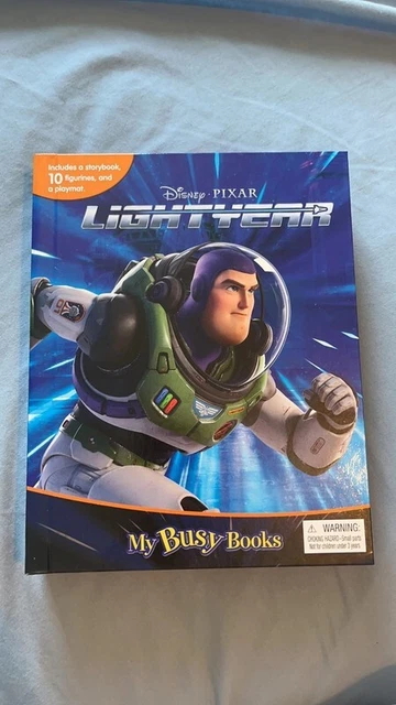 BUZZ LIGHTYEAR BUSY Book Disney Pixar with Playmat & 10 Figures £5.99 ...
