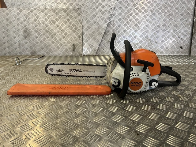 USED STIHL MS 181 PETROL CHAINSAW 2 STROKE 14" bar 2021 £199.00 ...