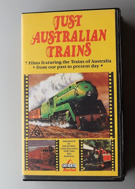 &JUST AUSTRALIAN TRAINS& VHS Tape , 120 Mins . $5.75 - PicClick AU