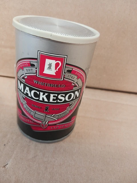 MACKESON CAN ADVERTISING Novelty Radio Collectible Retro Transistor ...