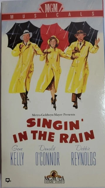 SINGIN' IN THE Rain VHS VCR Tape Gene Kelly Debbie Reynolds 103 Minutes ...