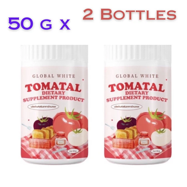 TOMATAL DIETARY SUPPLEMENT Brightening Skin Reduce Dark Spots Anti ...