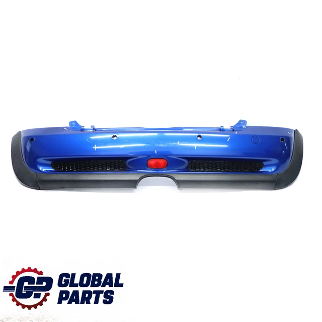 MINI R52 CABRIO Cooper S Complete Rear Bumper PDC Panel Hyper Blue ...