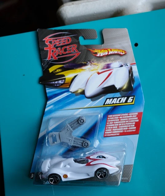 HOT WHEELS FILM Speed Racer MACH 6 avec Arme Scie Saw 2008 Warner Bros ...