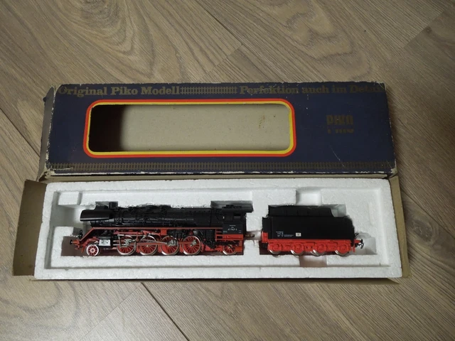 PIKO MODELLBAHN H0 5/6326/000 Dampflok Schlepptenderlok Made in GDR in ...
