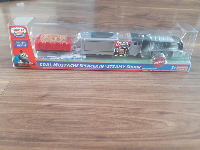THOMAS TRACKMASTER COAL mustache spencer brand new boxed special edtion ...