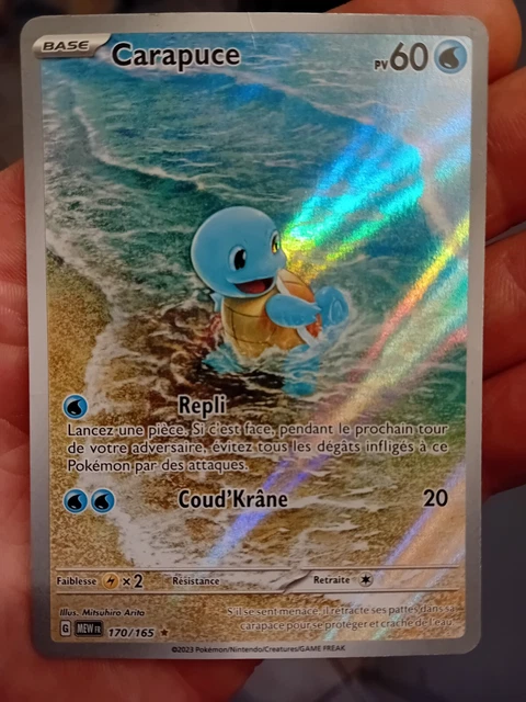 CARTE POKÉMON CARAPUCE neuve 170/165 Mew 151 EV3.5 fr EUR 35,00 ...