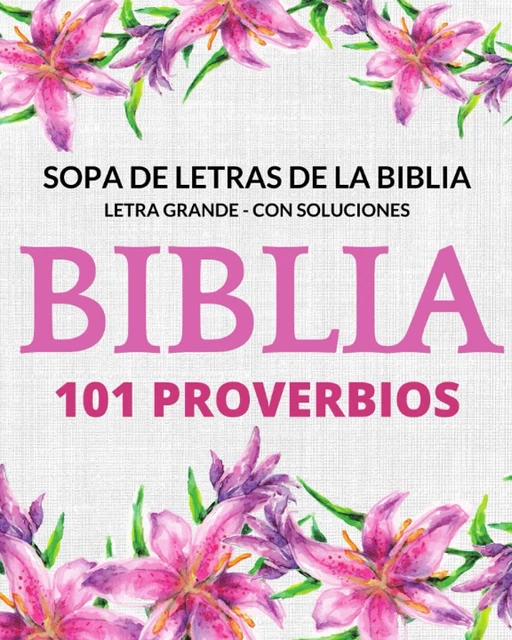 PINK, LARA SOPA De Letras De La Biblia 101 Probervios: Letra Grande C ...