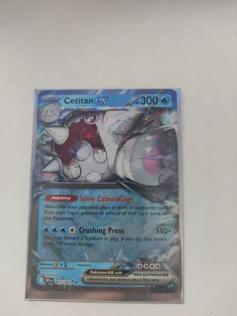POKÉMON TCG SCARLET Violet Destined Rivals Cetitan EX £2.28 - PicClick UK