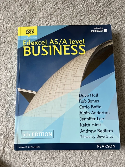 EDEXCEL AS/A LEVEL Business Textbook 5th Edition Pearson. EUR 11,57 ...