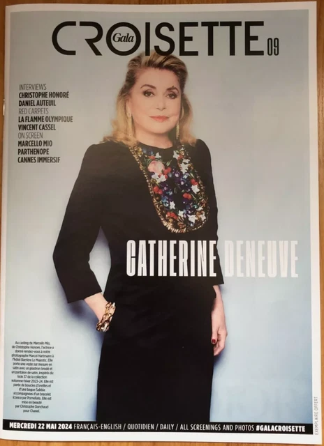 GALA CROISETTE N°9 * CATHERINE DENEUVE / DANIEL AUTEUIL FESTIVAL CANNES 2024 EUR 10,00 - PicClick FR