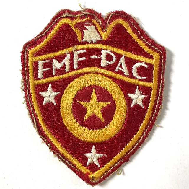 WWII USMC FMF-PAC Supply Patch Marine Corps Original Vintage Practice ...