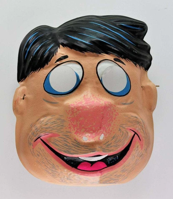 VINTAGE BEN COOPER The Flintstones Fred Flintstone Halloween Mask Hanna ...