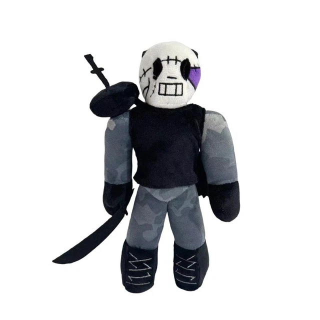 28CM FORSAKEN SLASHER Plush Toy, Soft Roblox Plushie Doll Kids Birthday ...