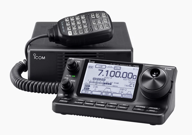 ICOM IC-7100 100W Émetteur-récepteur HF+50MHz 144MHz 430MHz... EUR 1. ...