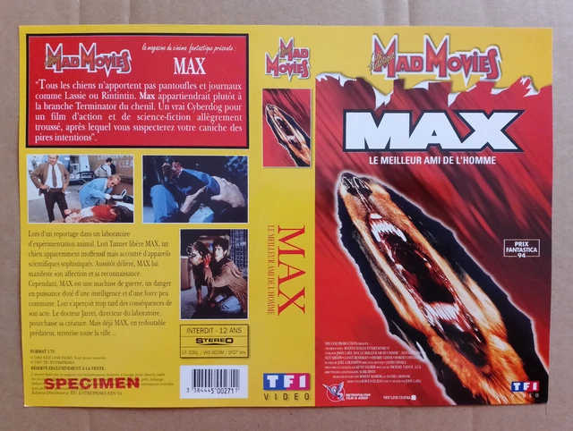 JAQUETTE VHS - Max - Vhs Sleeve - Horreur EUR 5,00 - PicClick FR