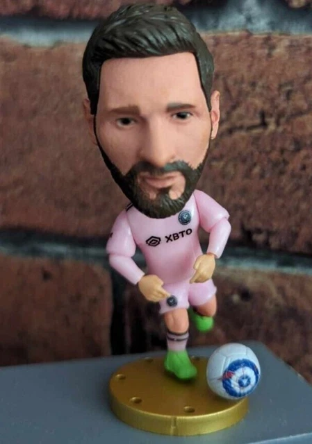 LEO MESSI FOOTBALL Action Figure Inter Miami #10 Cake Topper Figurine ...