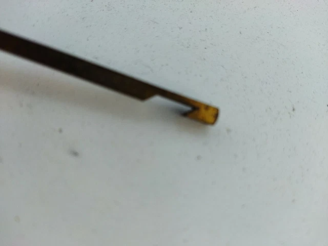 ANCIEN GRAND BALANCIER pendule pendulette, diam 8 cm, long 44,5 cm ...