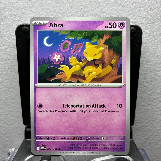 ABRA - 054/132 - Pokémon Mega Evolution 2025 - Common NM $1.09 ...