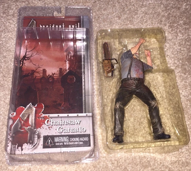 NECA RESIDENT EVIL 4 Bloody Variant Chainsaw Ganado Figure Rare! EUR ...