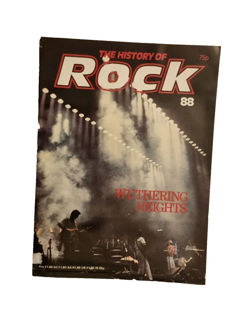 THE HISTORY OF Rock Magazine 1983 Vol. 8 Issue 88 Wuthering Heights £3. ...