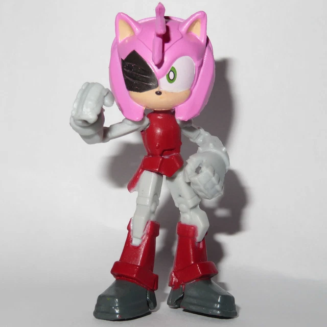 2& SONIC PRIME Rusty Rose Amy Rose Sonic The Hedgehog Toy Figurine ...