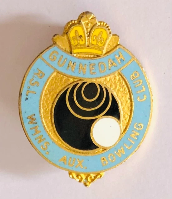 GUNNEDAH WOMEN'S RSL Bowling Club Badge Pin Rare Vintage (L28) $9.99 ...