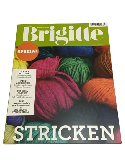 BRIGITTE SPEZIAL STRICKEN Zeitschrift Anleitungen Wolle DIY Kreativität ...