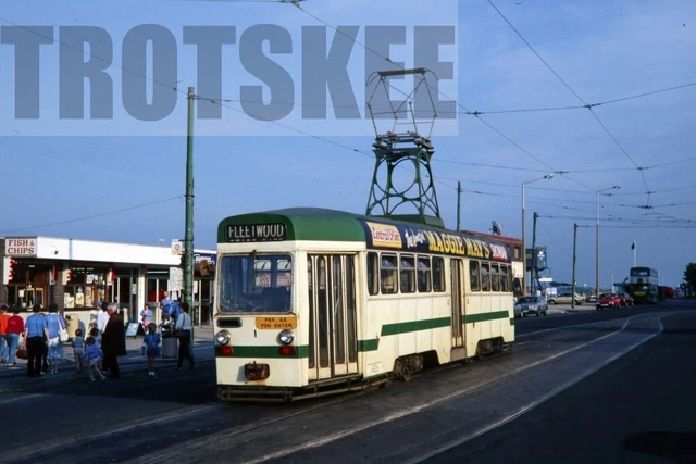 35MM SLIDE BLACKPOOL Transport Single Decker Tram Strassenbahn 1 1987 Original £3.99 - PicClick UK