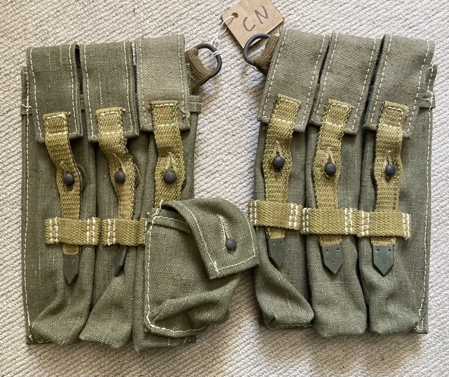 WW2 GERMAN ARMY MP40 Pouches Pair Reproduction - CN EUR 118,17 ...