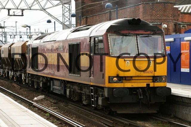 UK DIESEL TRAIN Railway Photograph Of Class 60 60002 Loco. Rm60-10 £1. ...
