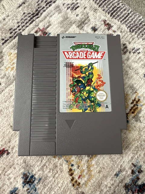 TEENAGE MUTANT HERO Turtles 2 The Arcade Game Nintendo NES PAL A £24.99 ...