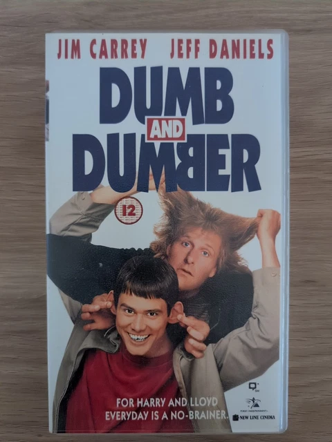 DUMB AND DUMBER 1994 VHS Video Tape, Starring Jim Carrey, Jeff Daniels ...
