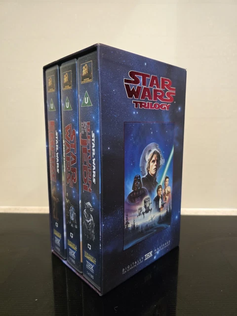 STAR WARS ORIGINAL Trilogy Limited Edition Widescreen VHS - THX Digital ...
