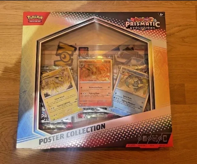 POKEMON S&V - Prismatic Evolutions Poster Collection Box *IN HAND ...