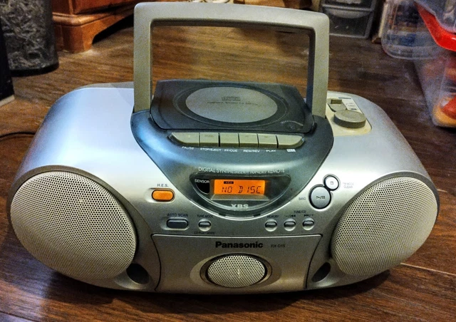 PANASONIC RX-D15 CD/RADIO/CASSETTE PLAYER RECORDER BOOM BOX !! EUR 40 ...