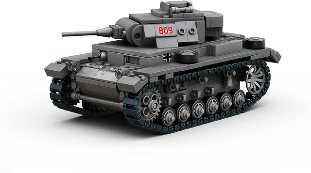 BUILDARMY DEUTSCHE WWII Panzer III AUSF.J Baustein Modell Construction ...