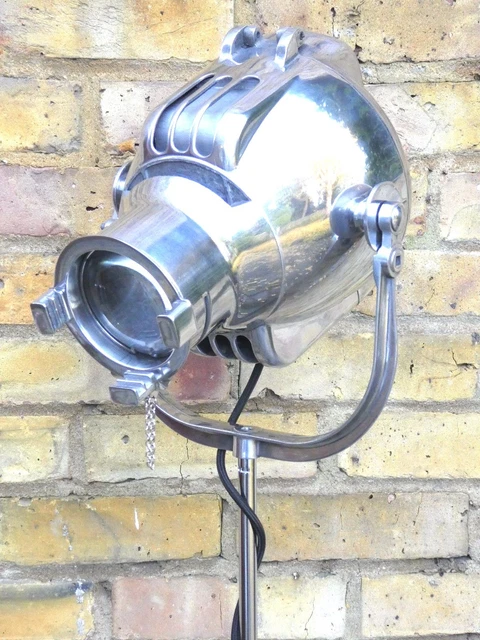 VINTAGE THEATRE FILM Spot Light Studio Floor Lamp Industrial Antique ...