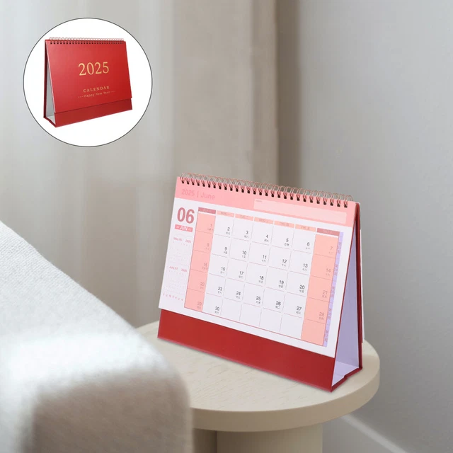2024 -2025 YEAR Calendar 2024-2025 Table Standing Flip Desktop Office £ ...