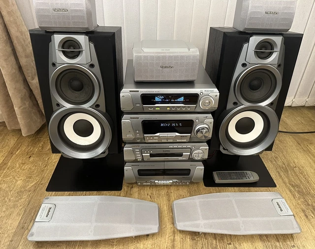TECHNICS SH-EH790 HIFI System Stereo Separates, 5 Speakers & Floor ...