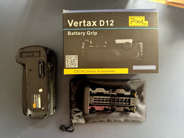 PIXEL MB-D12 BATTERY Grip Pack for Nikon D810 D800 D800E £45.00 ...