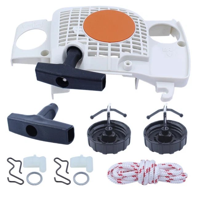 STARTER W/ SPRING Recoil Rope Oil Cap For STIHL MS180 MS180C MS170 ...